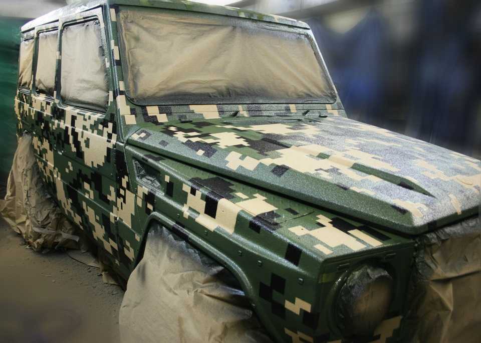 Как покрасить авто в камуфляж своими руками?